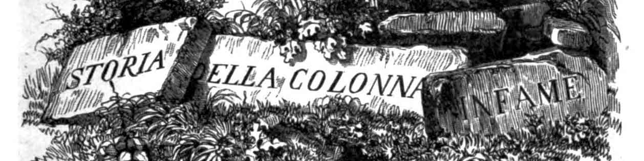 Storia della colonna infame, an historical essay by Alessandro Manzoni